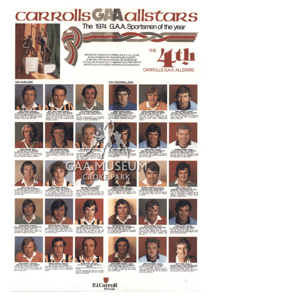 1974 All-Star Poster – GAA Museum Shop