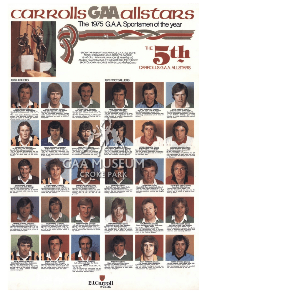 1975 All-Star Poster – GAA Museum Shop