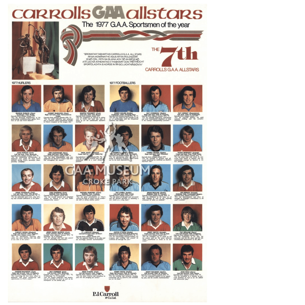 1977 All-Star Poster – GAA Museum Shop