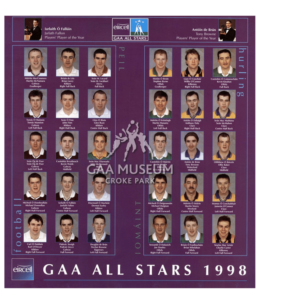 1998 All-Star Poster – GAA Museum Shop