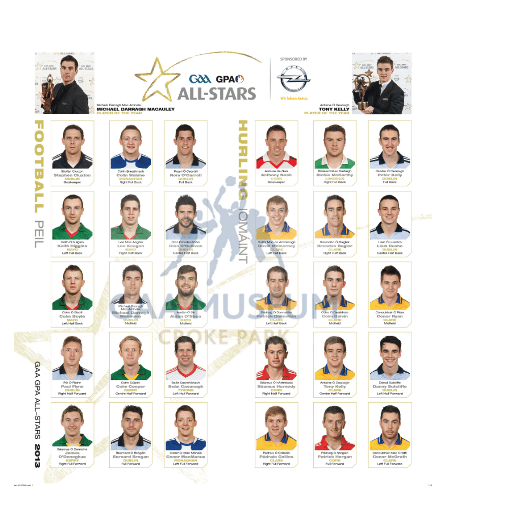 2013 All-Star Poster – GAA Museum Shop